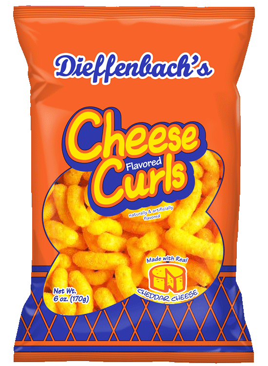 Dieffenbachs® Cheese Flavored Curls Dieffenbachs Potato Chips